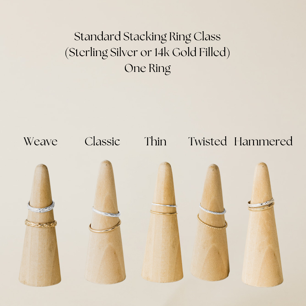 Ring Making Workshops – Halie & Co.